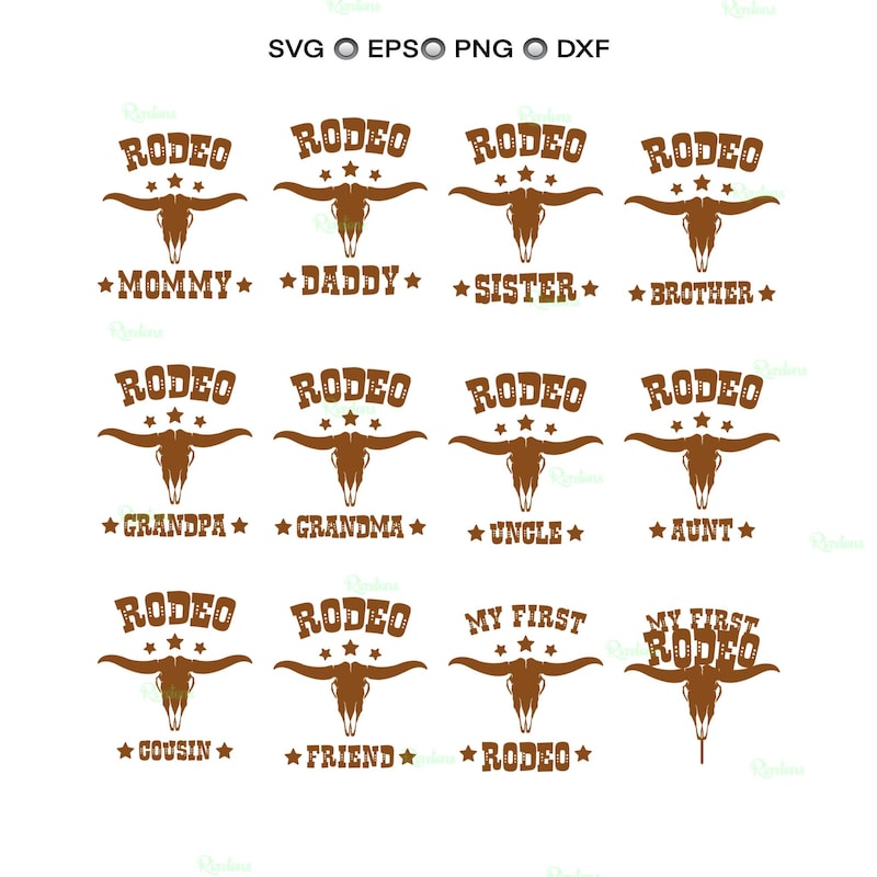Family First Rodeo Png - Etsy