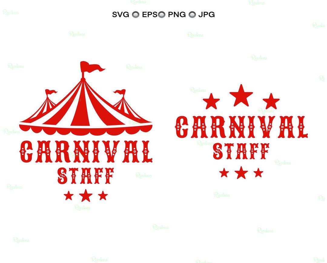Carnival Staff Svg, Circus Crew Event Shirt Svg Png, Birthday Party ...