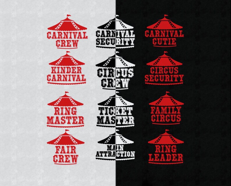 Bundle Carnival Circus, Carnival, Circus, Crew, Birthday, Party, Fair ...