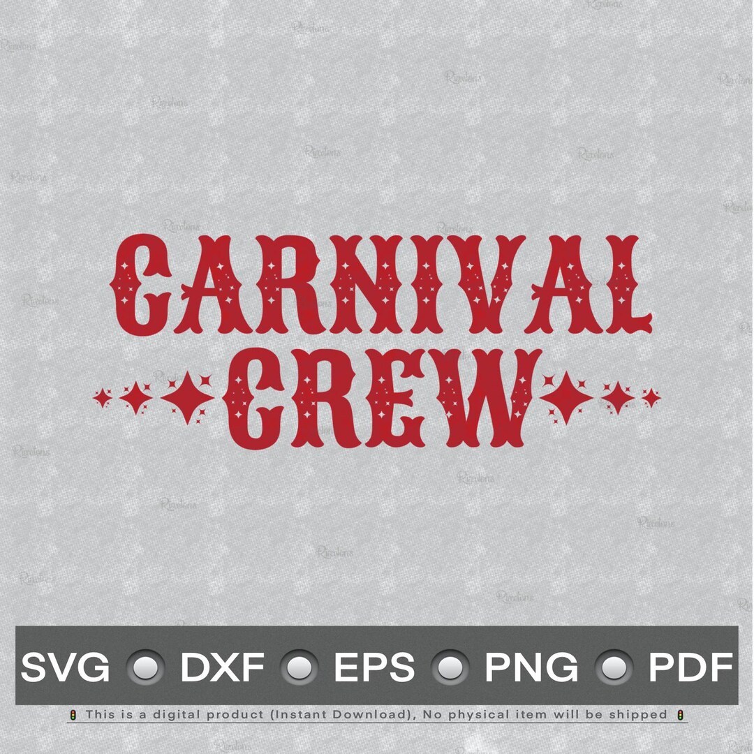 Carnival Crew PNG, Carnival Crew SVG, Carnival Crew DXF, Carnival Crew ...