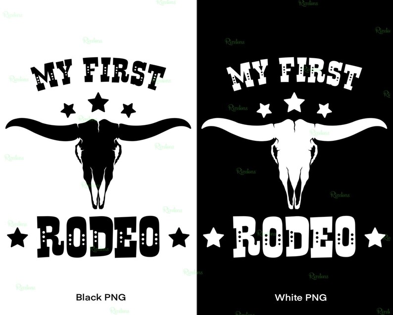 My First Rodeo SVG, Western Cowboy Skull Design, Country Rodeo PNG ...