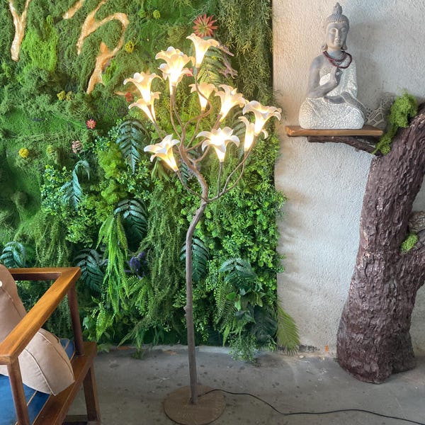 Flower Inspired Floor Lamp - Etsy UK