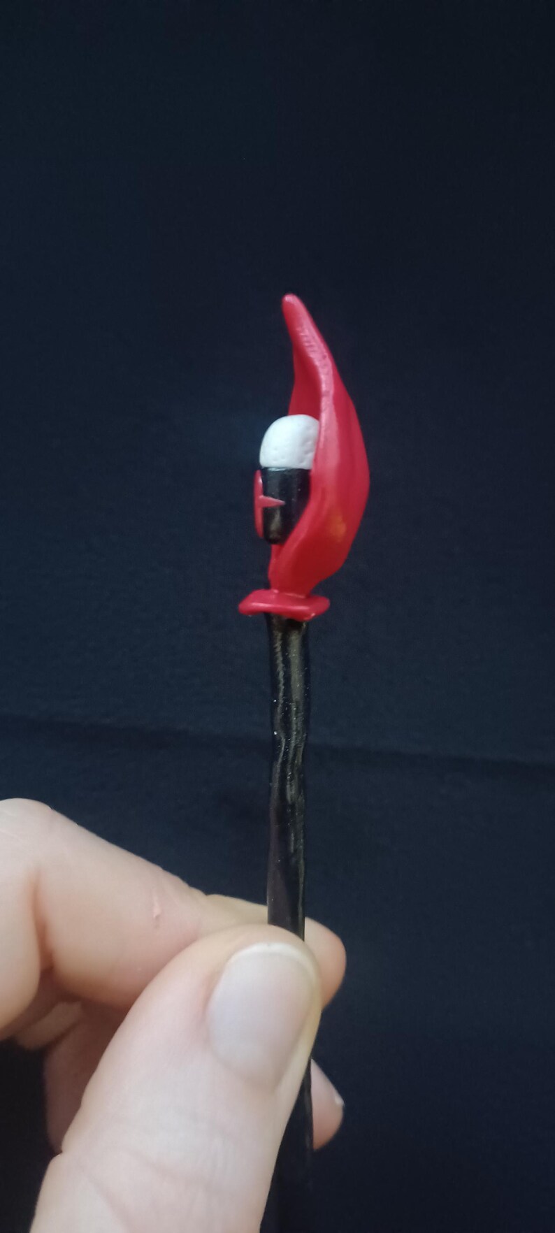 Alastor Radio Demon Staff - Hairpin/figurine - Etsy