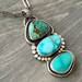 Color Totem Turquoise Pendant Royston Blue Moon Fox Turquoise in ...