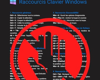 Windows Keyboard Shortcuts - Printable Guide! - Etsy