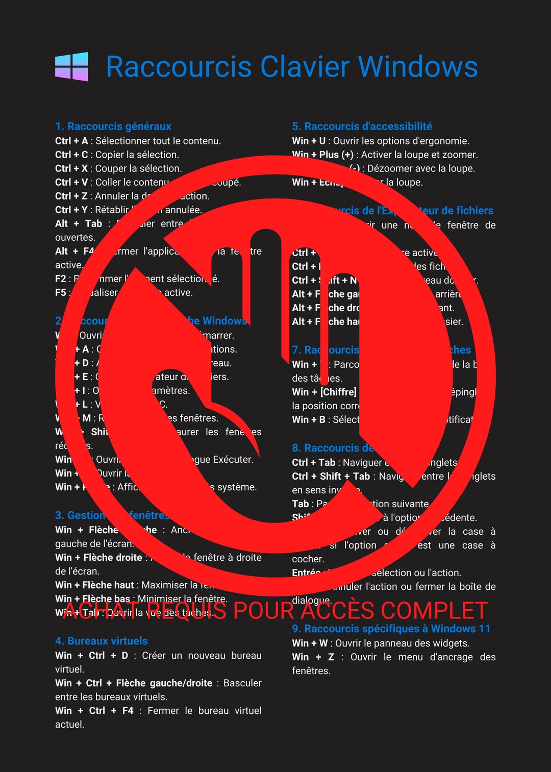 Windows Keyboard Shortcuts – Printable Digital Guide – Educational ...