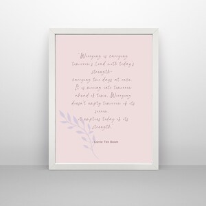 Corrie Ten Boom Wall Art Digital Download Christian Quote Wall Art ...