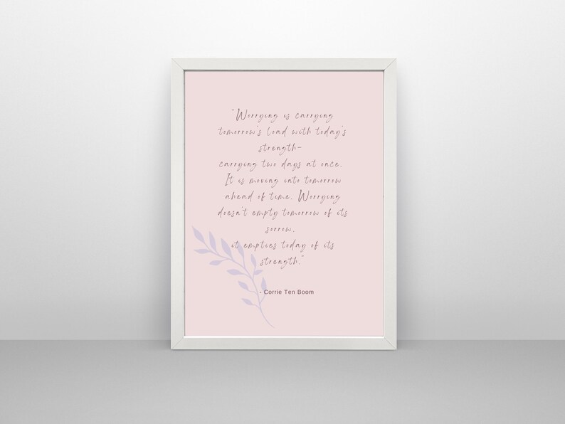 Corrie Ten Boom Wall Art Digital Download Christian Quote Wall Art ...