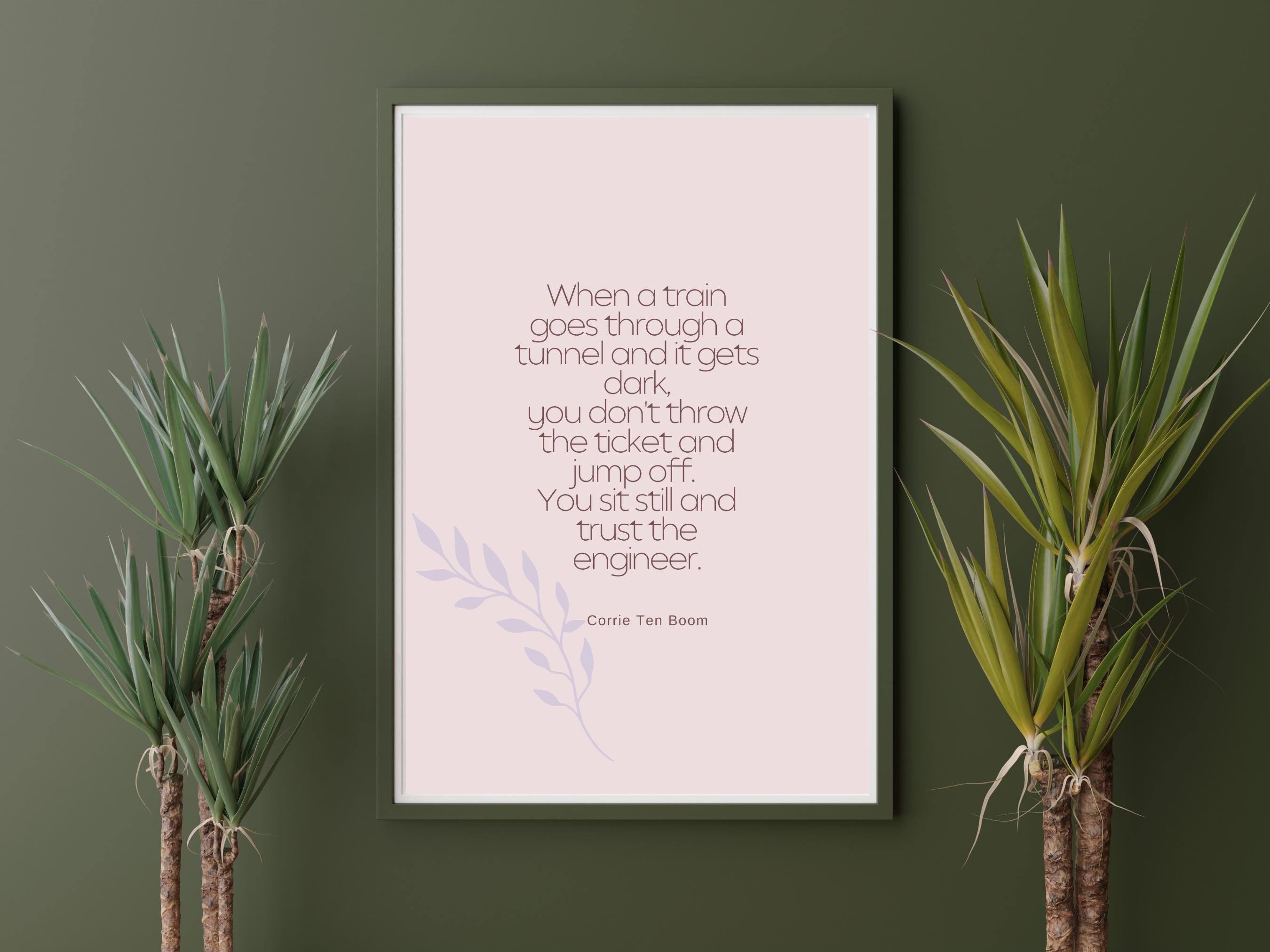 Corrie Ten Boom Wall Art Digital Download Christian Quote Wall Art ...