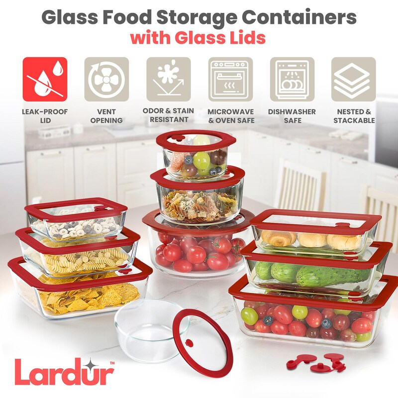 Meal prep glass boxes - Etsy.de