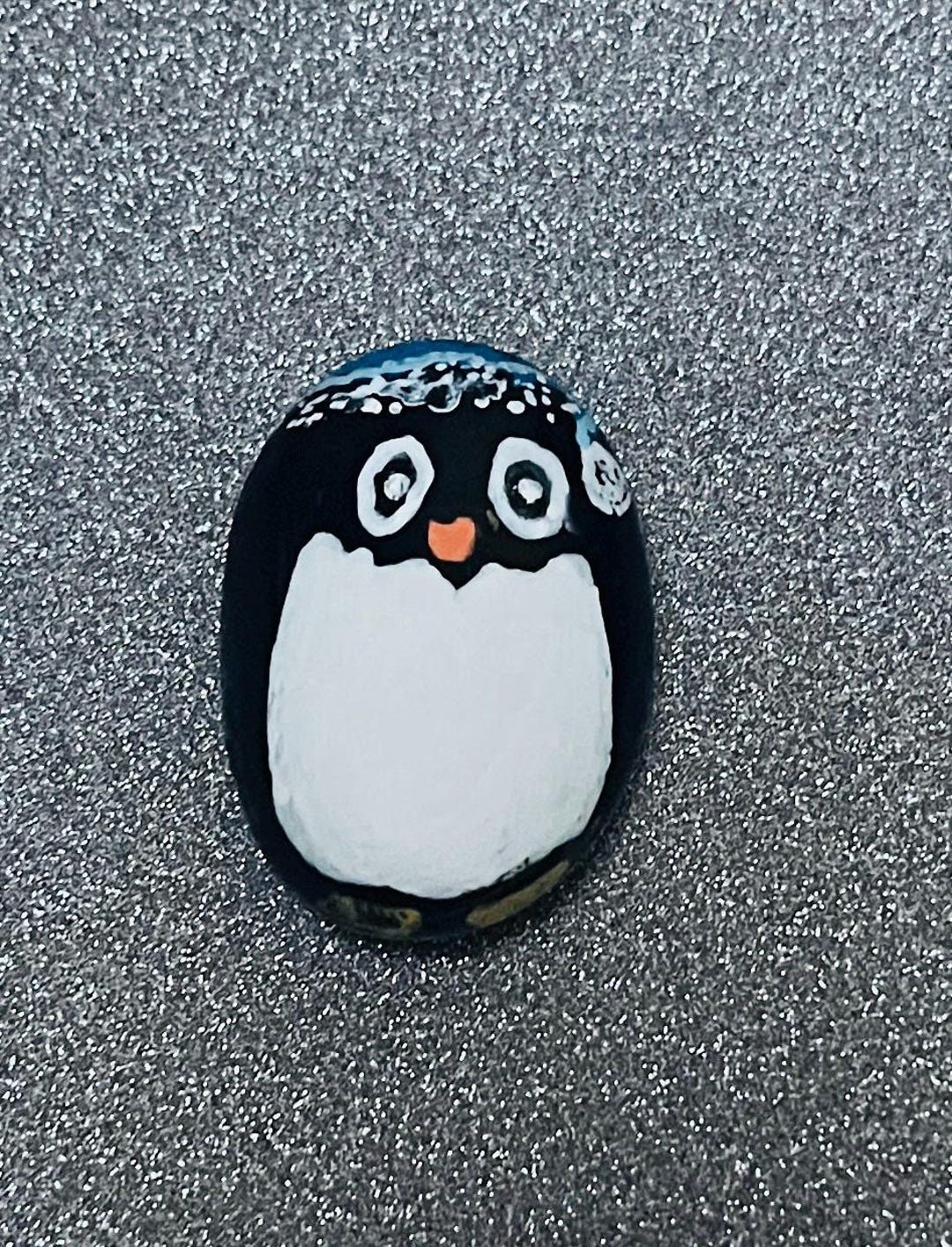 Mooie Pinguïn Steen Stone Pebble - Etsy