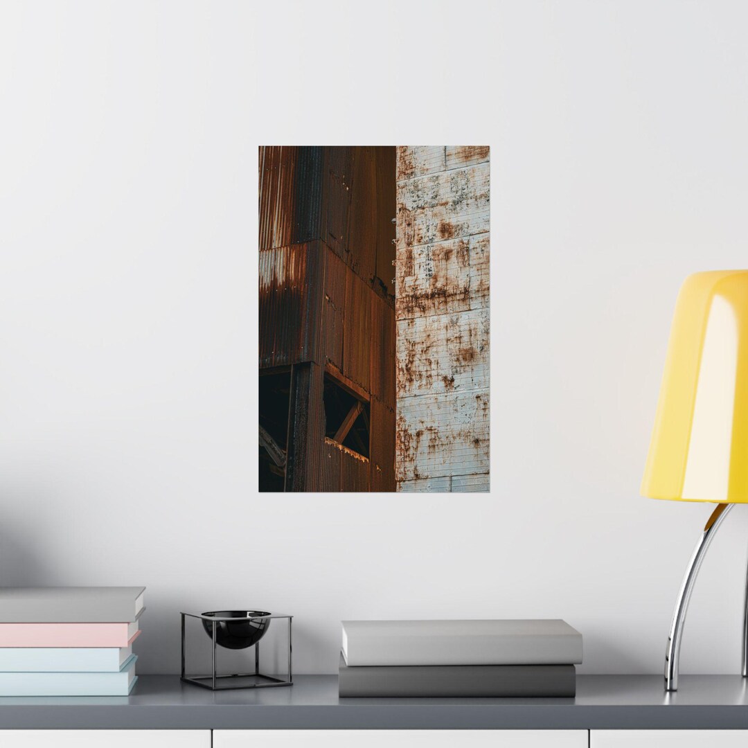Rustic Industrial Wall Art - Abandoned Factory Photography, Urban Decay ...