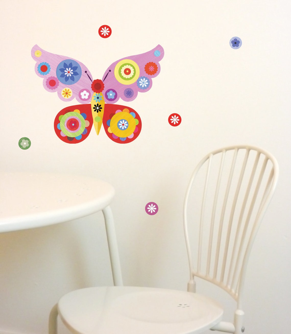 Butterfly Mini Wall Decals PVC Free Fabric Not Vinyl. - Etsy