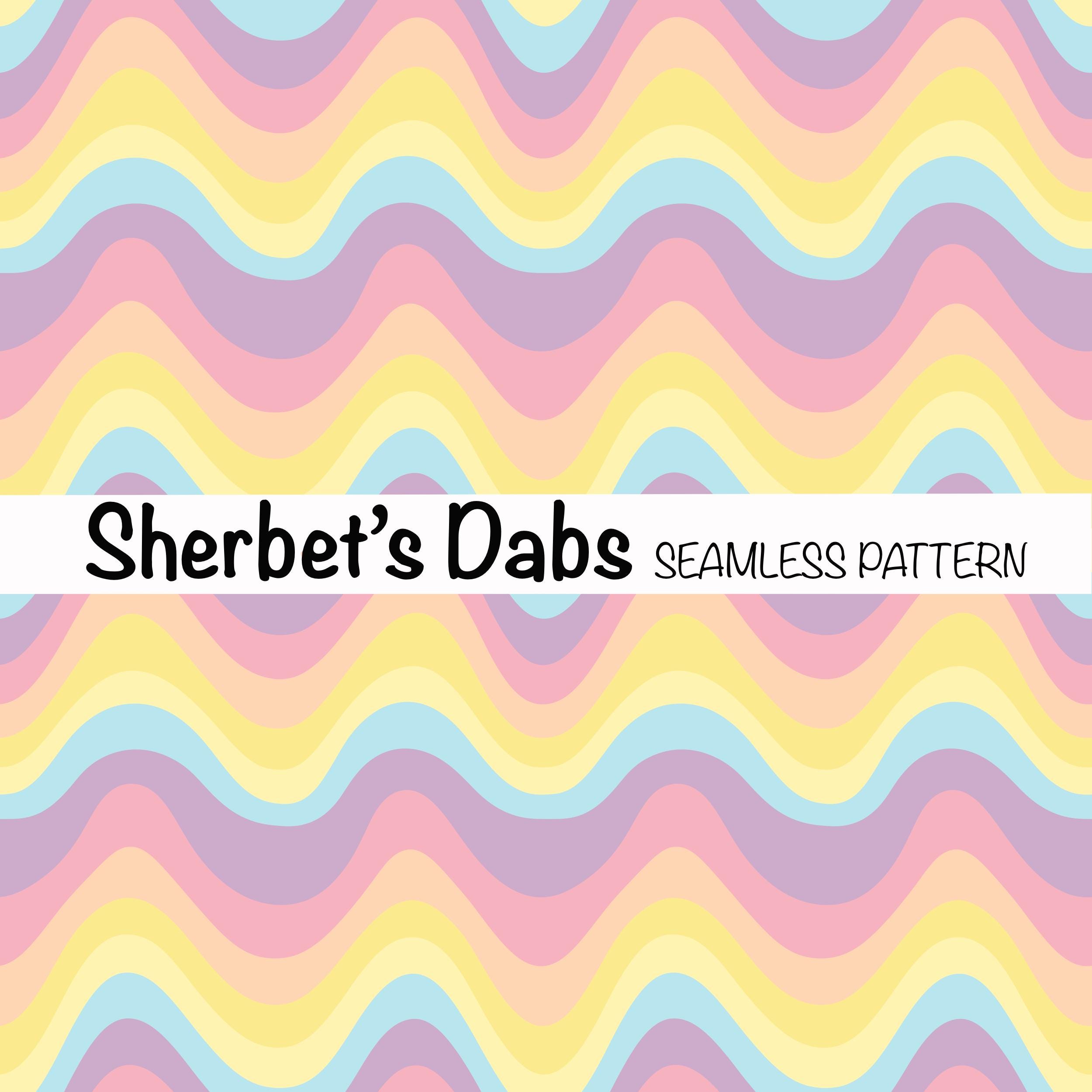 Wavy Lines Rainbow Sunset Digital Seamless Pattern Background 300 DPI ...