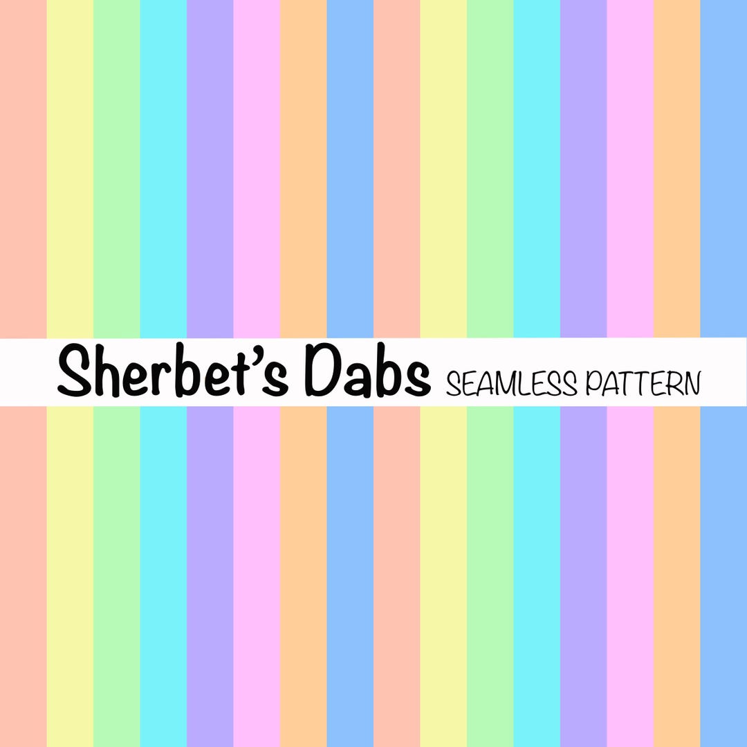 Rainbow Pastel Stripes Digital Seamless Pattern Background 300 DPI PNG ...