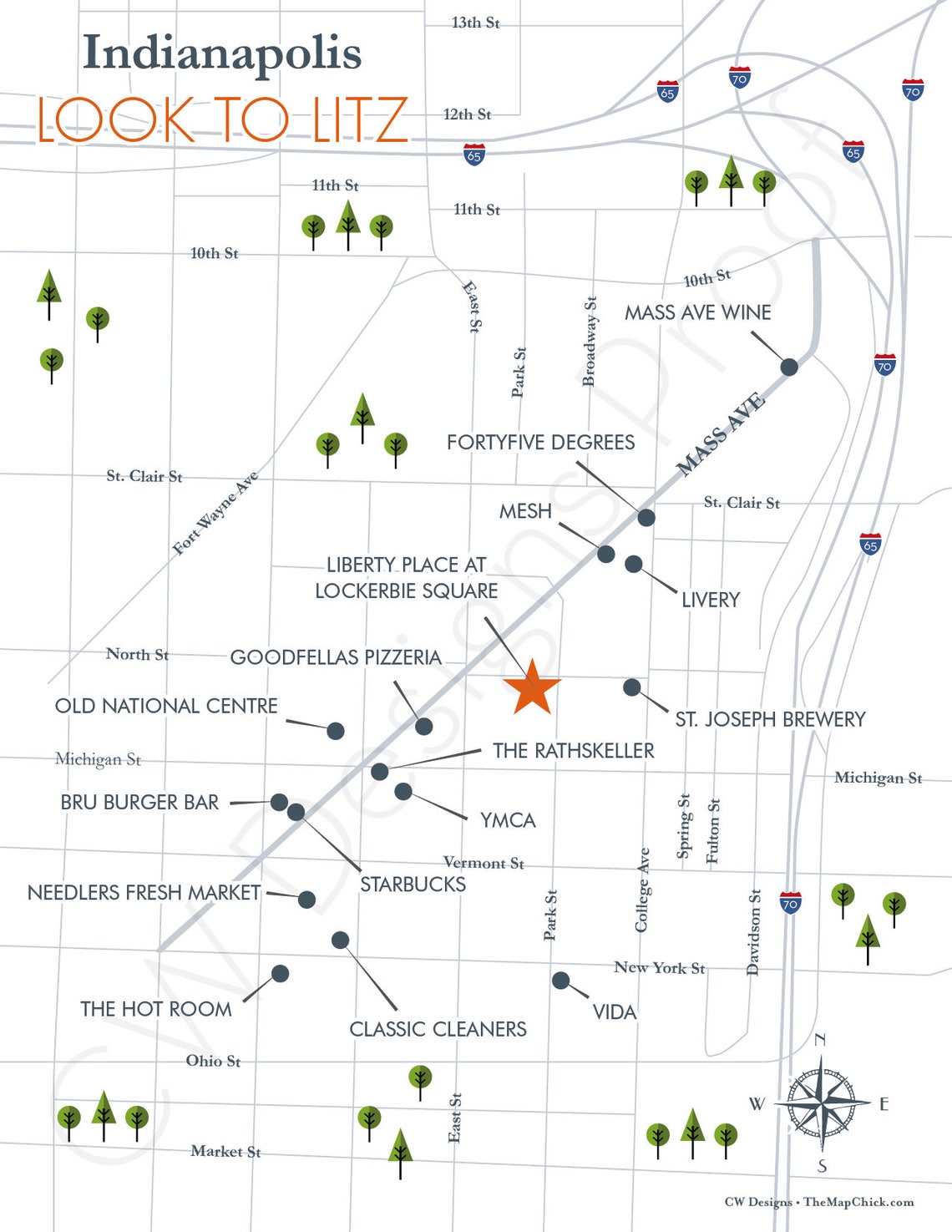 Custom Real Estate Map Corporate Real Estate Real Estate - Etsy