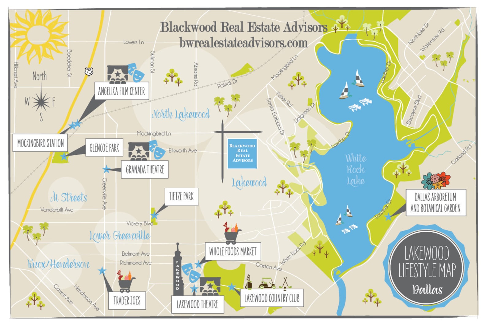 Custom Real Estate Map, Marketing Material for Selling Home - Etsy