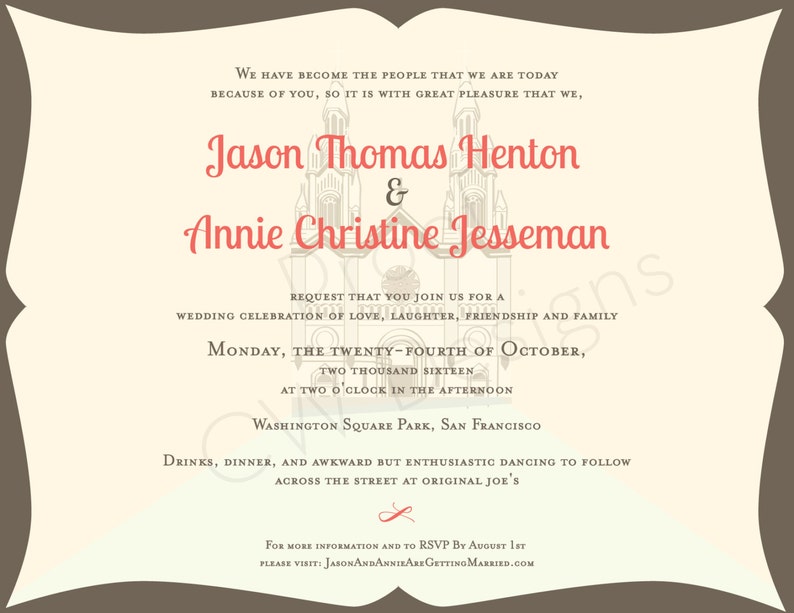 Custom House Digital Illustration - Home Portrait - Wedding Gift, Paper ...