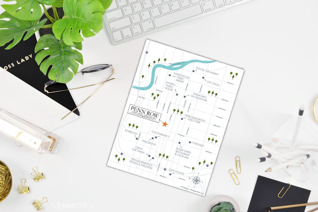 Custom Real Estate Map | Corporate Real Estate| Real Estate Property ...