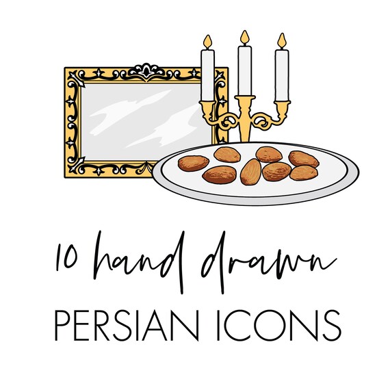 Persian Wedding Program. Persian Icons. Persian Wedding - Etsy