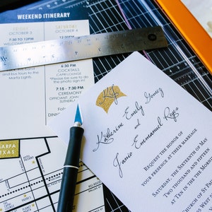 Wedding/event Map Invitation, Save the Date, Program or Itinerary ...