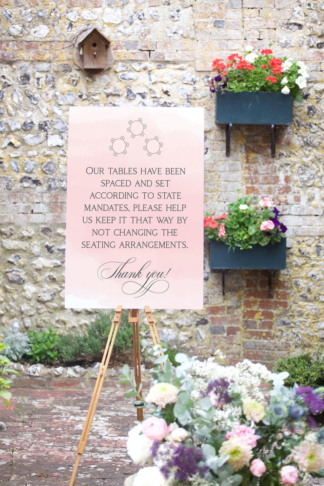 LARGE Digital Download BUNDLE. Pink Watercolor Signage. 19 JPG High Res ...