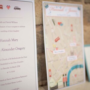Wedding Map Invitation, Invitation Suite, Map Invites, Personalized ...