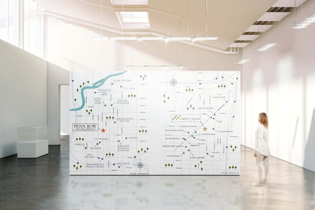 Custom Real Estate Map | Corporate Real Estate| Real Estate Property ...