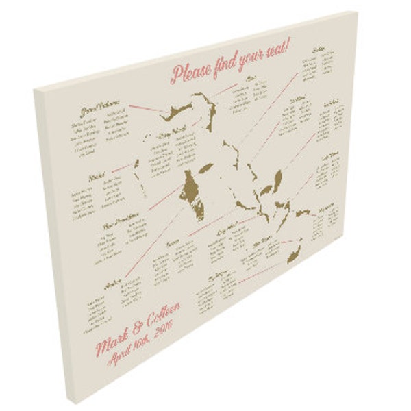 Magnet Seating Chart - Etsy