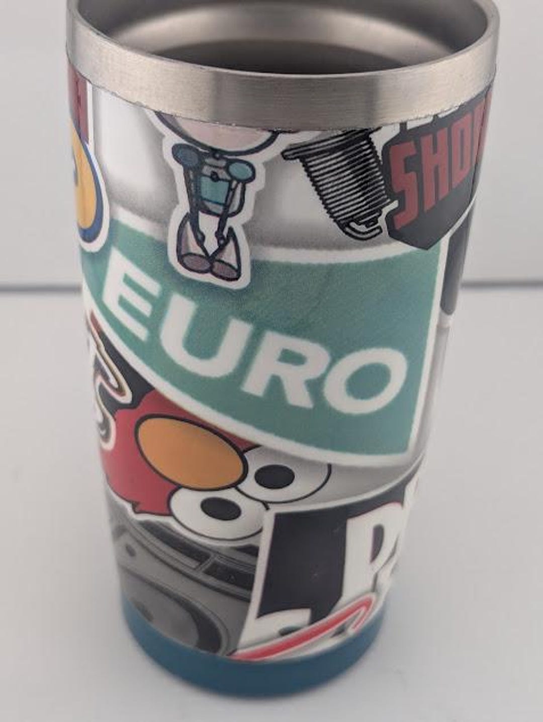 Stickerbomb Colorful Travel Invader Zim Elmo Stainless Steel Portable ...