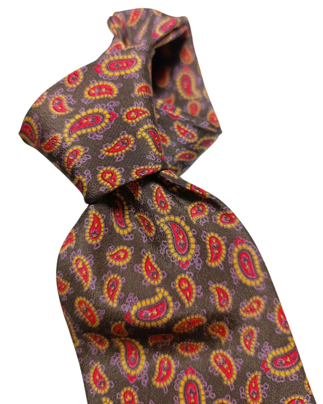 Vintage Pure Silk Paisley Tie-prefect Condition, Classic Pattern ...