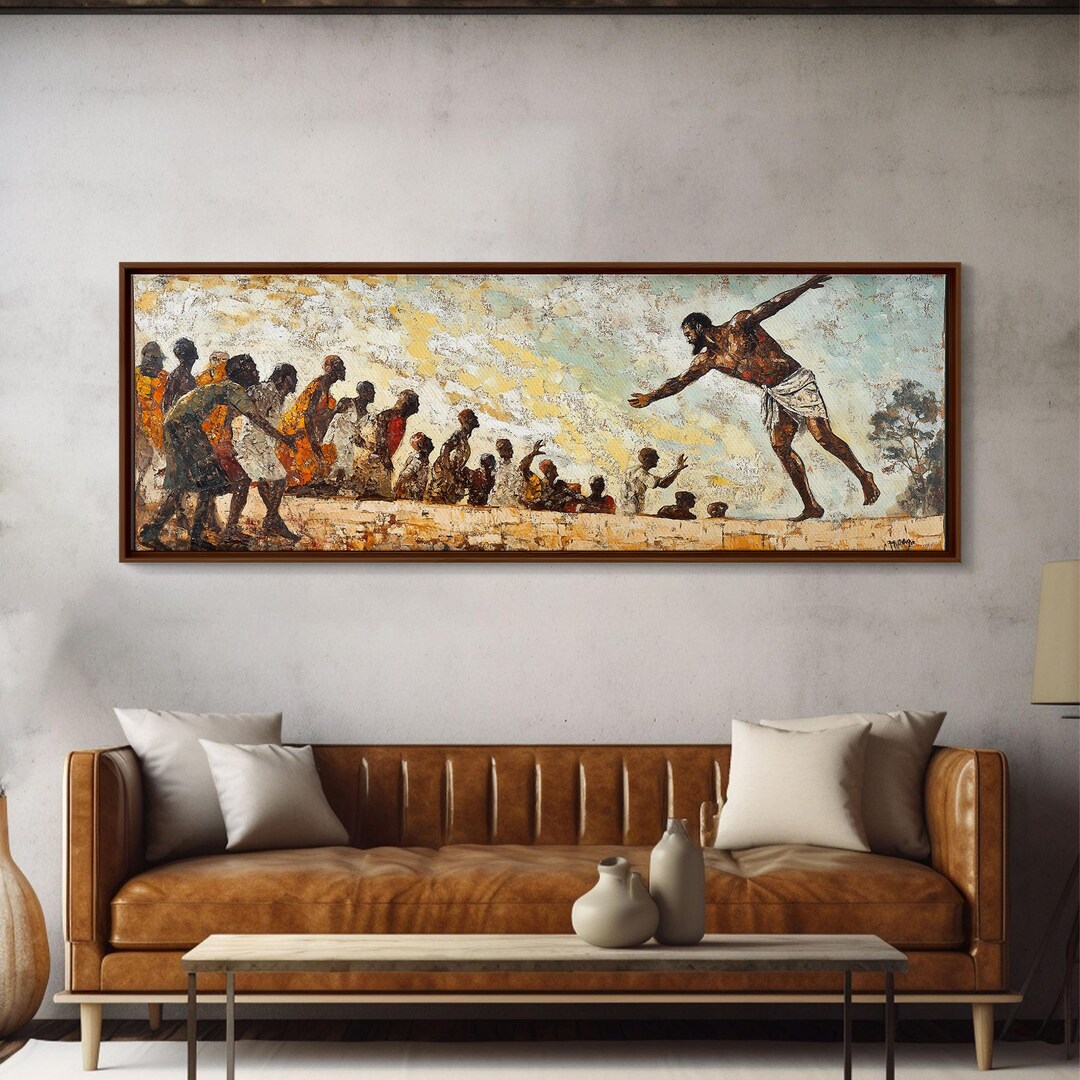 The Stoning of Saint Stephen Christian Art Print - Abstract Framed ...