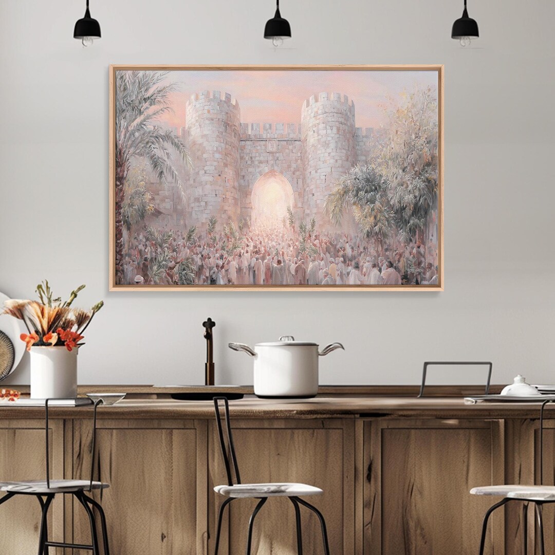 Dawn Procession | Framed Canvas Print | Christian Wall Art | Christian ...