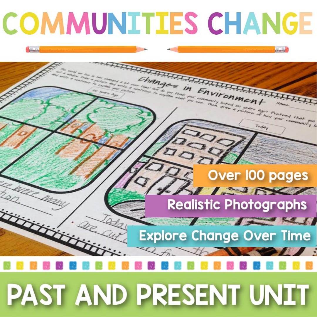 Then and Now Past and Present Workbook, Artifacts, Changes in ...