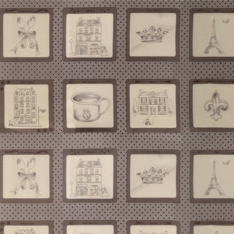 Paris Quilt Panel - Etsy