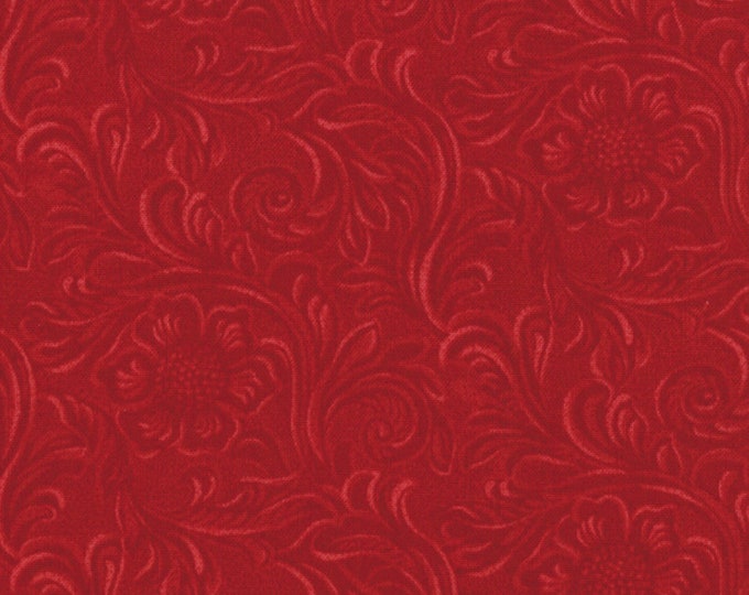 TOOLED LEATHER Cotton Quilt Fabric Deep in the Heart of Texas Moda ...