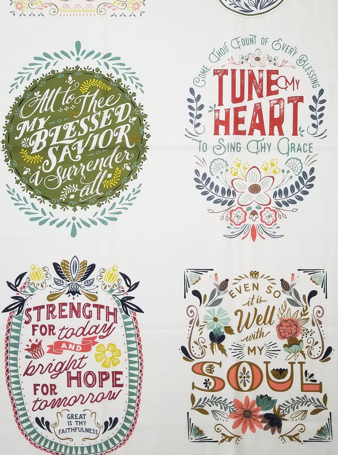 SONGBOOK Original Panel Moda Fabric Fancy That Designs Cottagecore ...