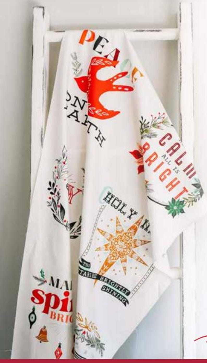 CHEER & MERRIMENT PANEL Moda Fabric Fancy That Design House Christmas ...