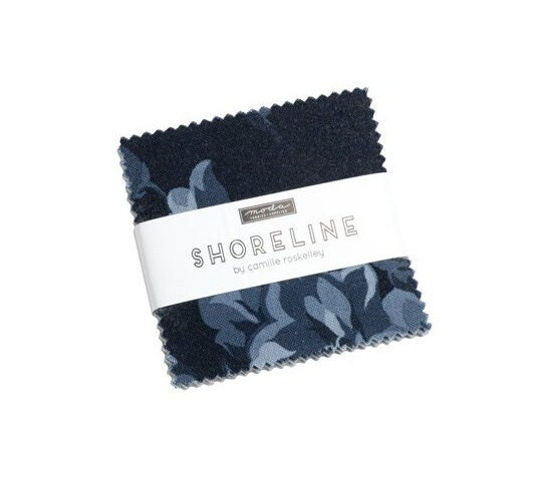 SHORELINE 4 MINI Charm Packs MODA Fabric Camille Quilt Sewing 2.5 ...