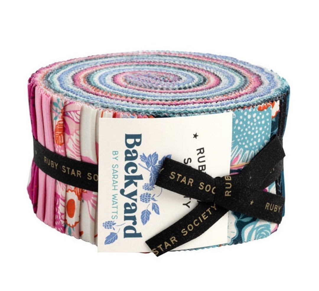 BACKYARD Jelly Roll Ruby Star Society MODA Fabric Sarah Watts Chicken ...