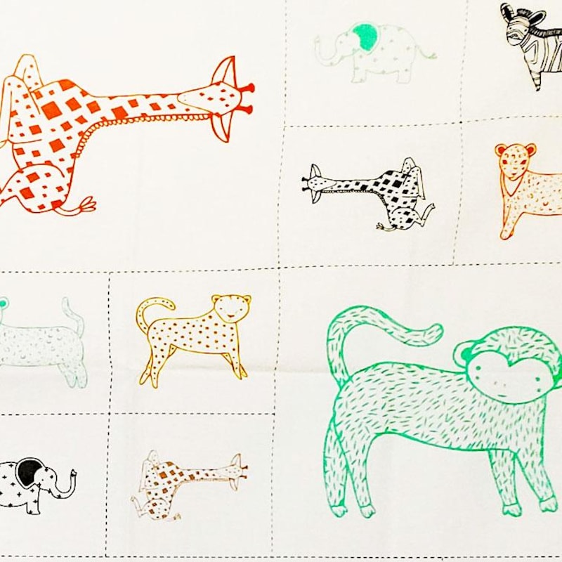 Tiger Fabric Panels - Etsy