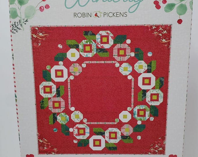 WINTERLY Quilt KIT Moda Fabric Quilting Sewing Art Deco Christmas ...