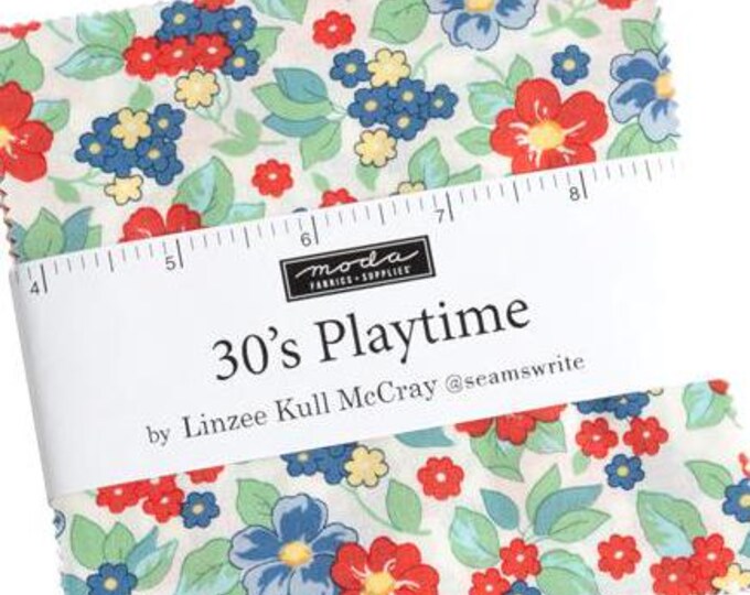 30s PLAYTIME 2024 Charm Pack Moda Fabric Linzee Kull Mccray Quilting ...