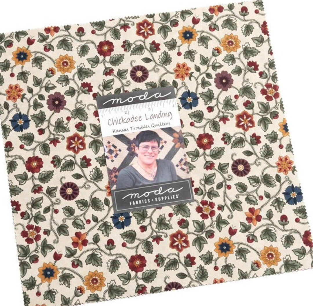 CHICKADEE LANDING Layer Cake Kansas Troubles Quilting Sew Moda Fabric ...