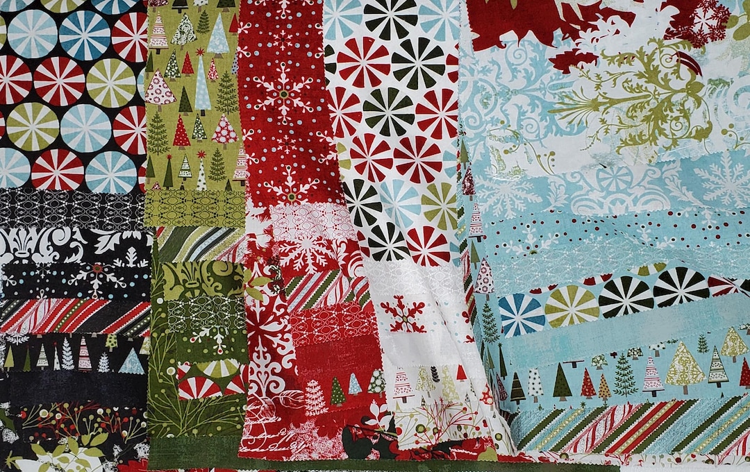 PEPPERMINT BARK 40 Piece Sample Set Moda Fabric Quilting Sewing ...