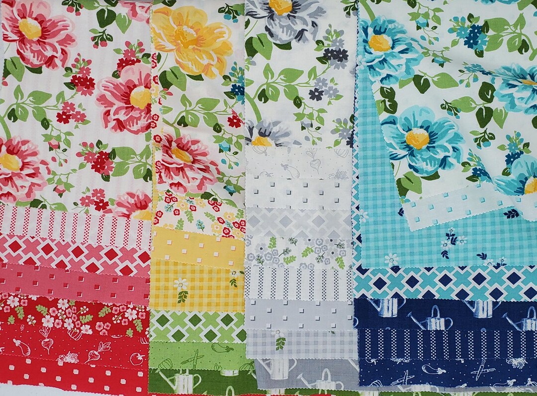 HOMESTEAD 30 Pc Sample Set Moda Fabric April Rosenthal Quilting Sewing ...
