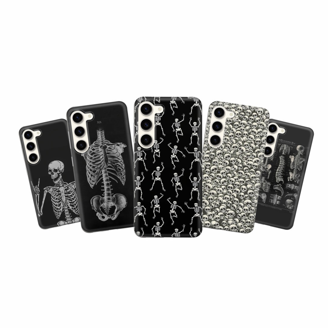 Anatomy Phone Case Skulls Bones Skeletons Cover for Samsung Galaxy S25 ...