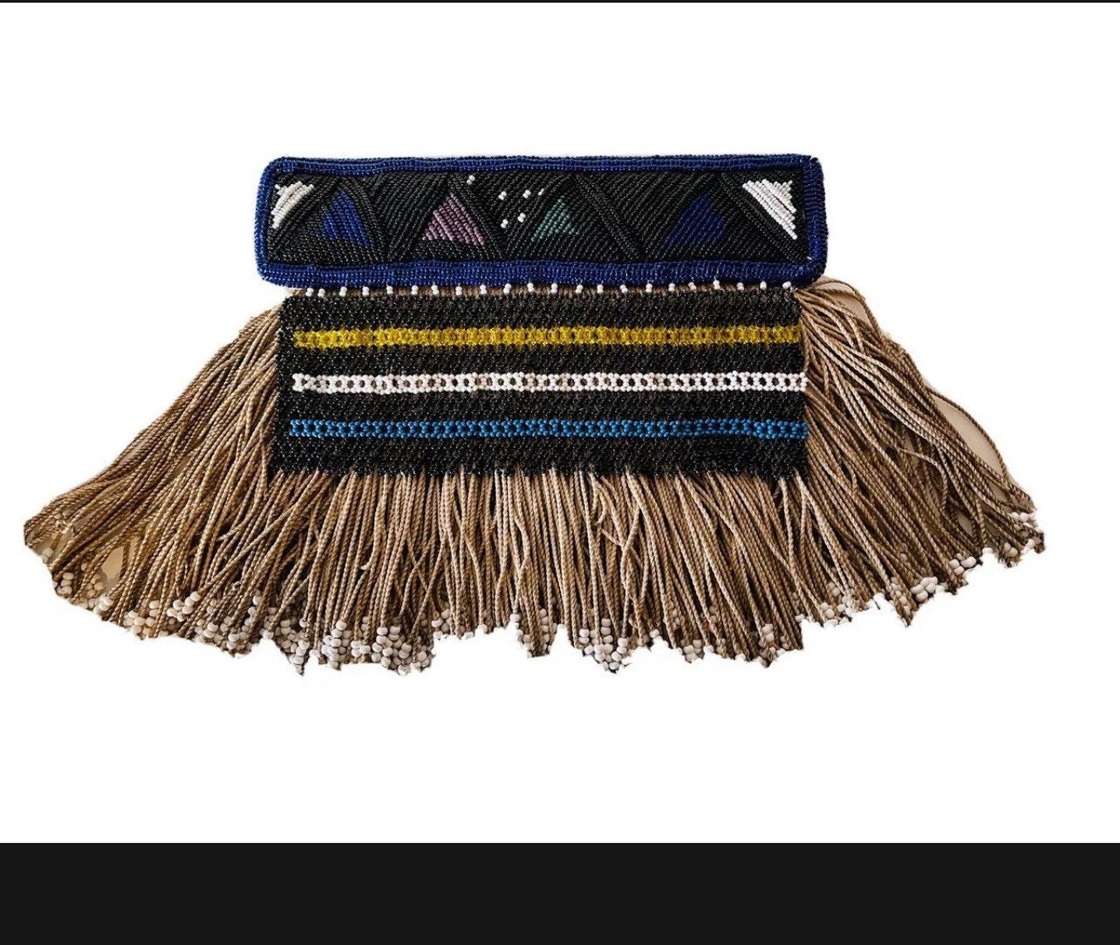 Vintage Ndebele Beaded Apron Zimbabwe/ Late 20th Centuryglass Beads for ...