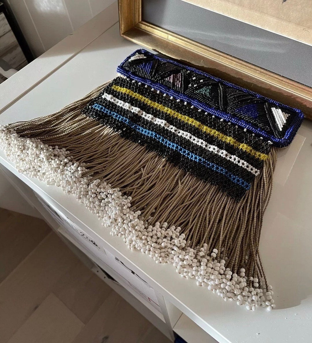 Vintage Ndebele Beaded Apron Zimbabwe/ Late 20th Centuryglass Beads for ...