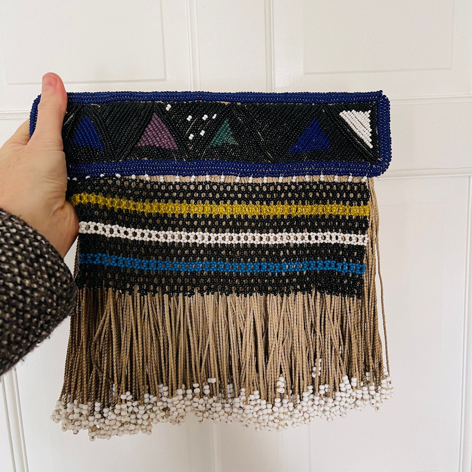 Vintage Ndebele Beaded Apron Zimbabwe/ Late 20th Centuryglass Beads for ...